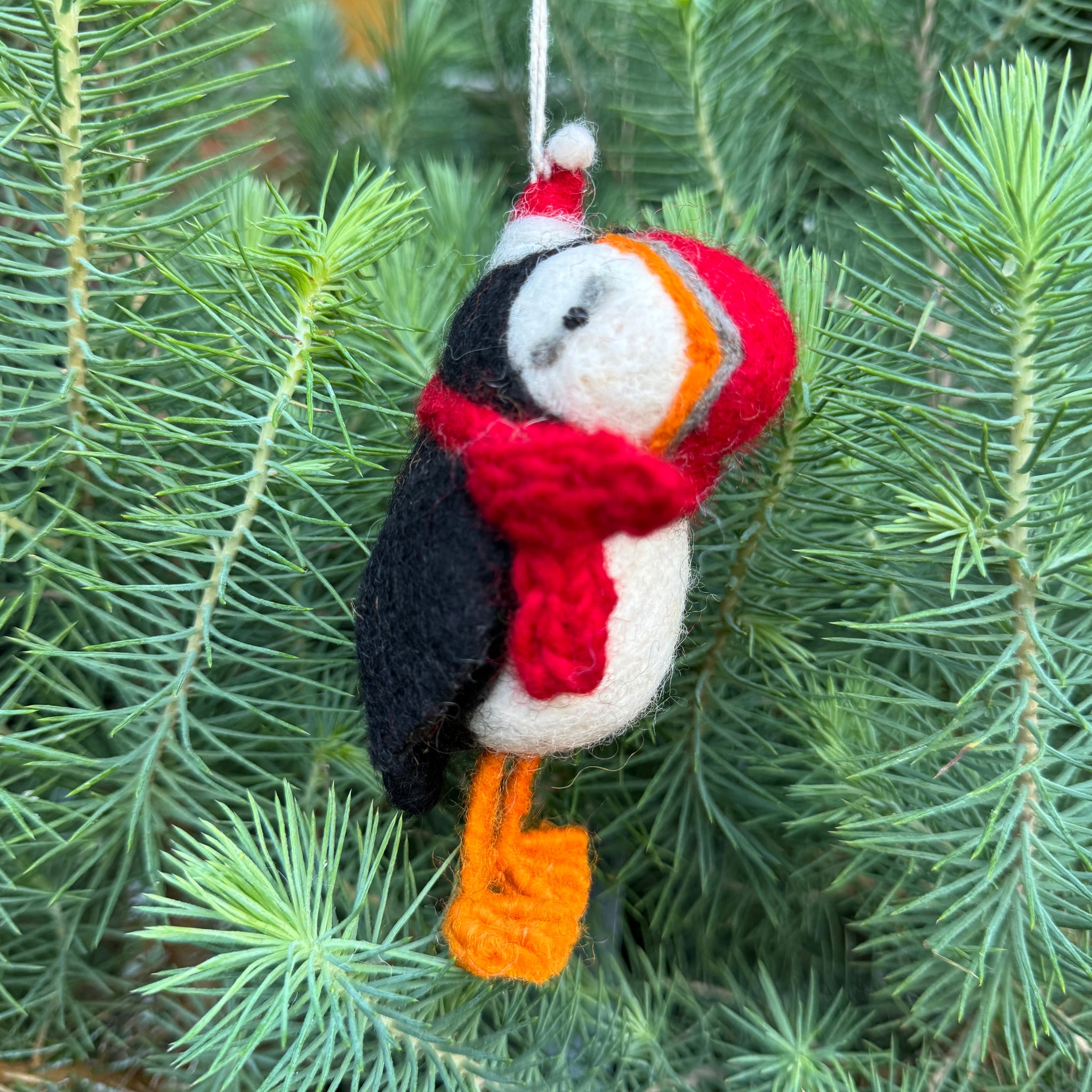 Puffin | Felt Christmas Decoration | grow urban. Edinburgh