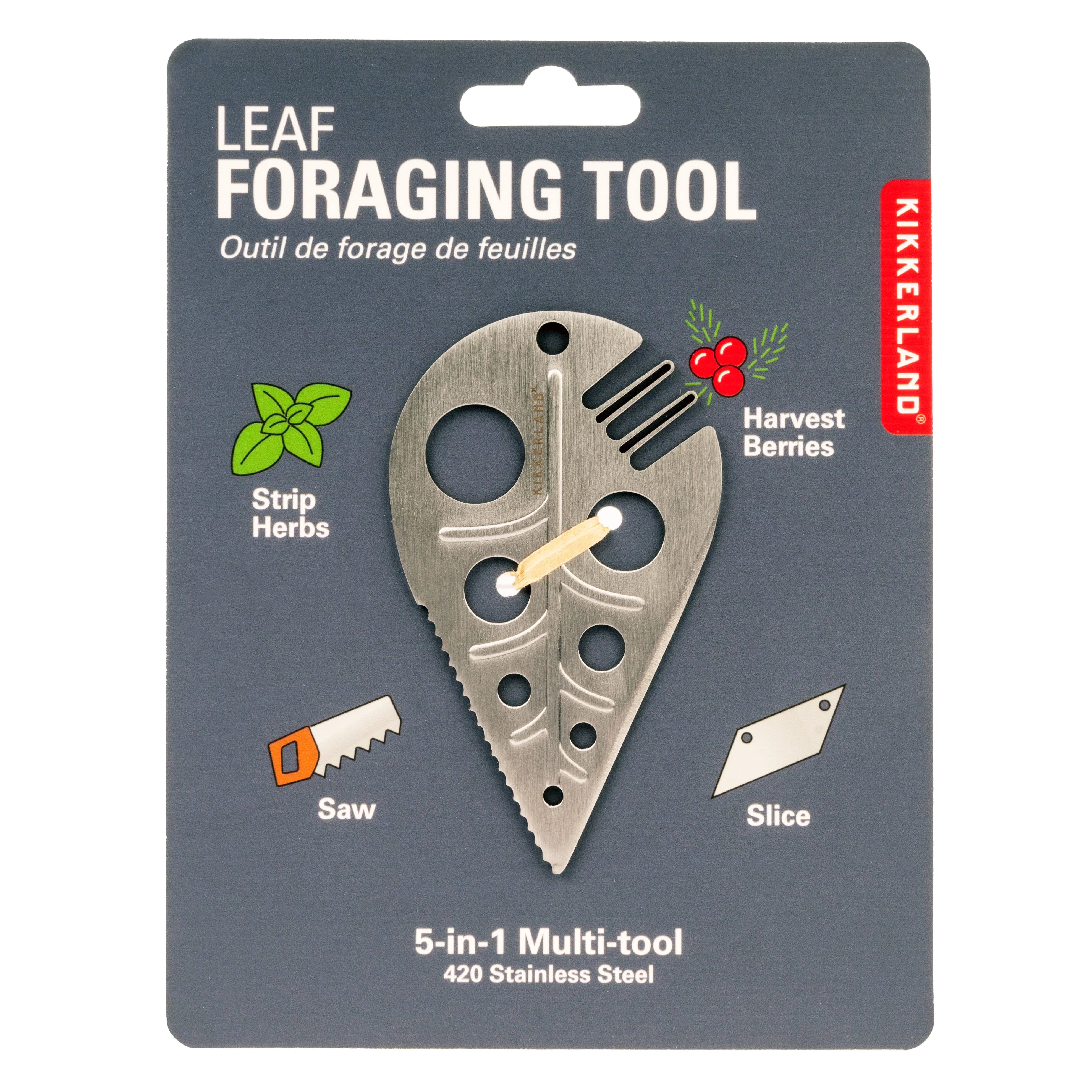Kikkerland Leaf Foraging Tool | Pocket Multi-Tool for Foraging – grow ...