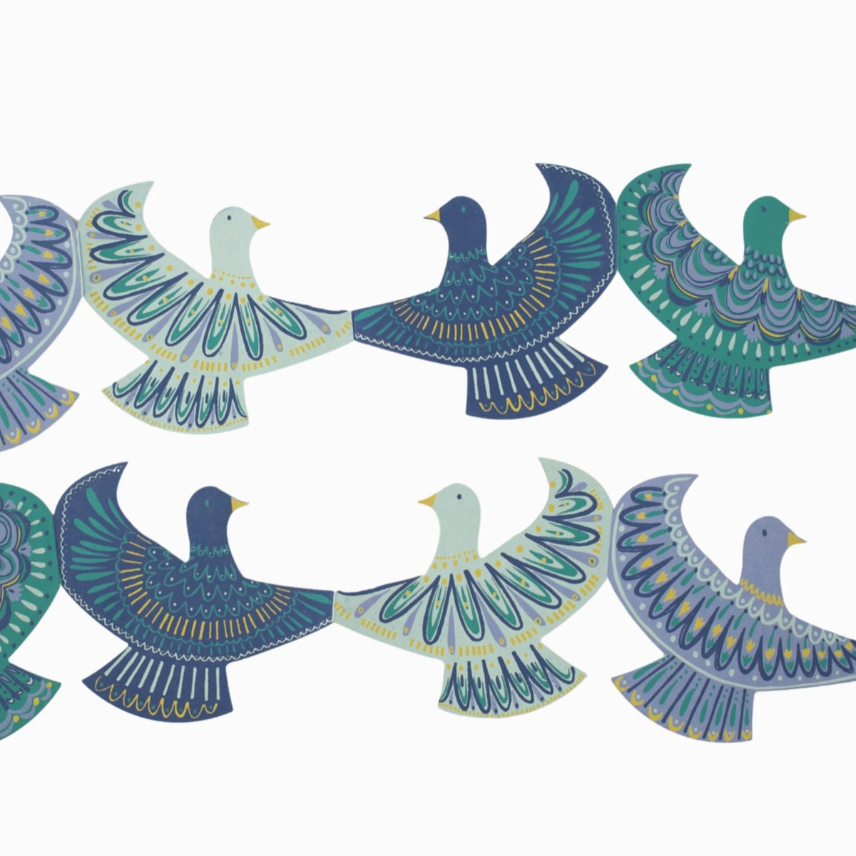 Dove Concertina Paper Garland | grow urban. Edinburgh