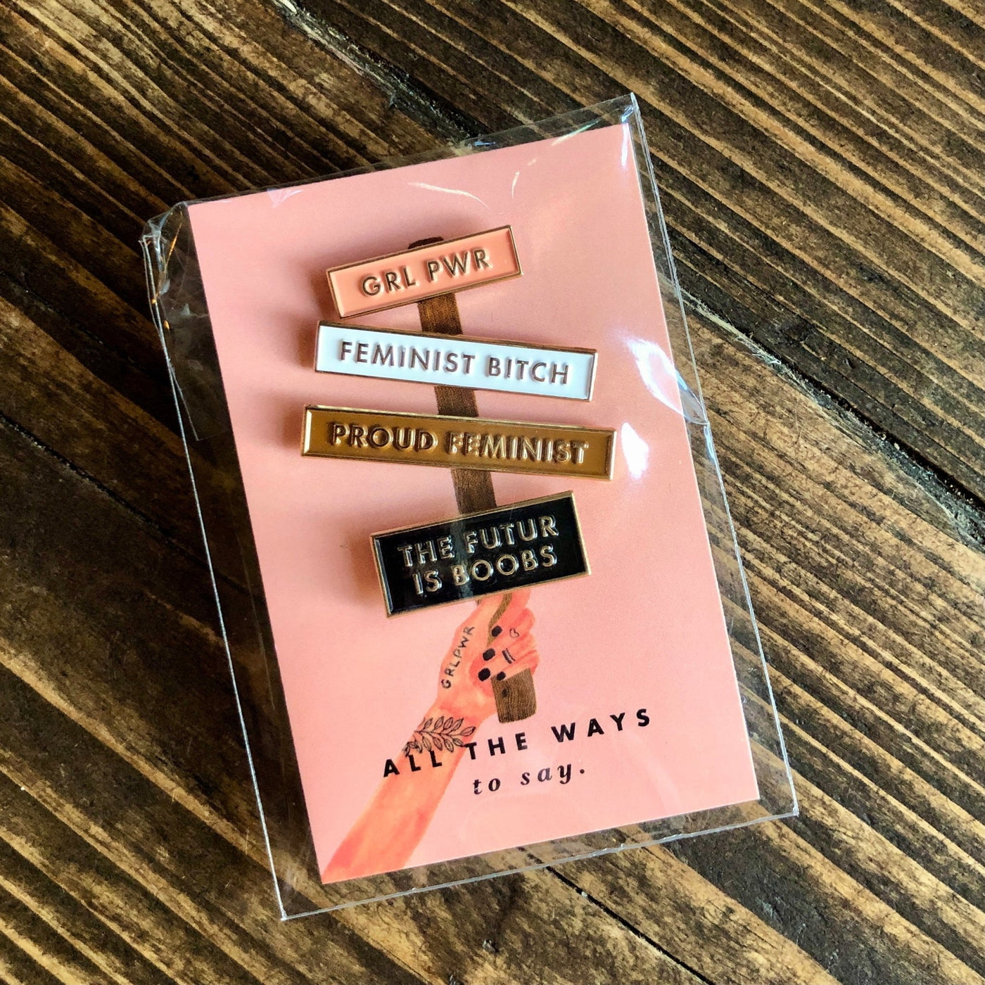Girl Power Pins | grow urban. Edinburgh
