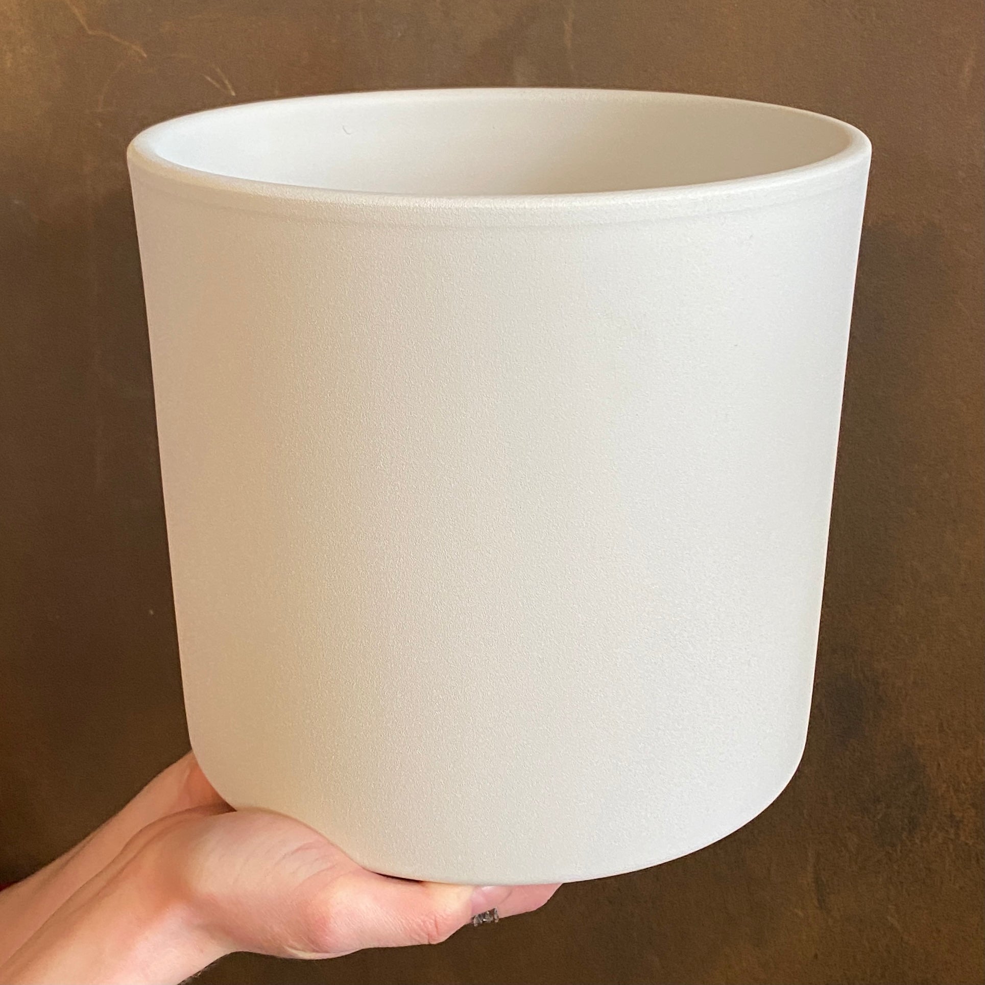 Matt White Plant Pot | 23cm Diameter – grow urban.