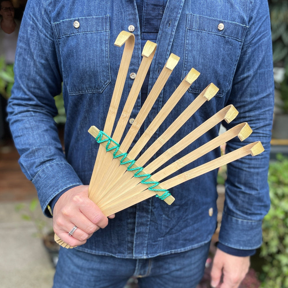 Niwaki Bamboo Hand Rake | grow urban. Edinburgh